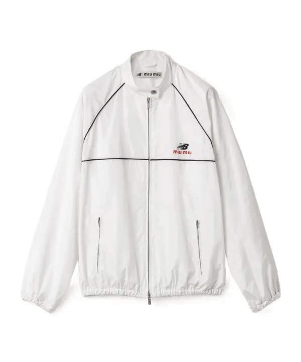 Miu Miu Technical Poplin Blouson Jacket