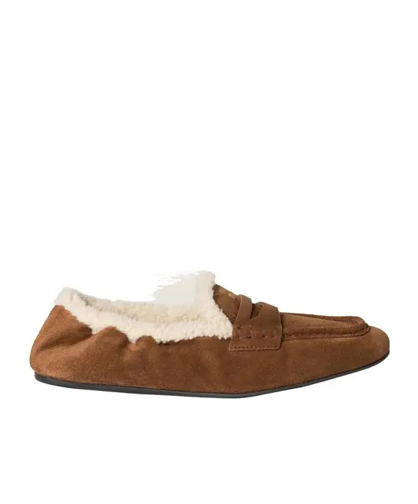 Miu Miu Square Toe Loafers