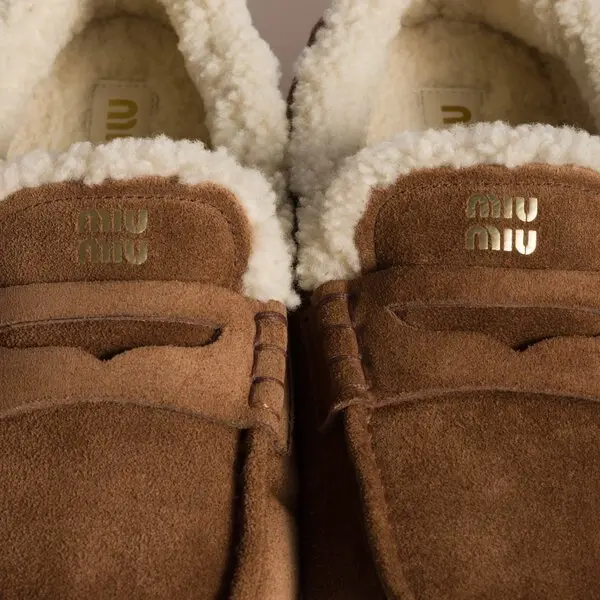 Miu Miu Square Toe Loafers