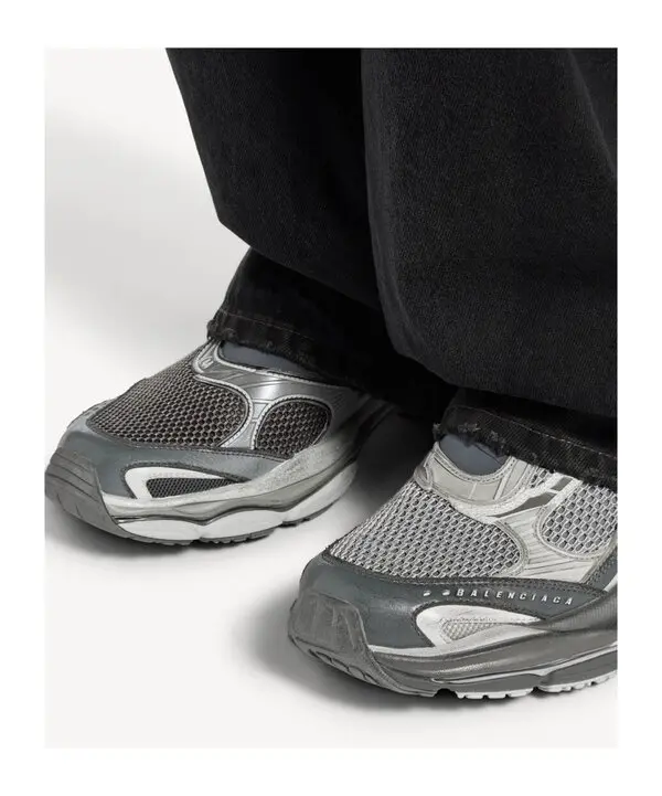 Balenciaga D'orsay Sneaker In Grey/black - Gray/black