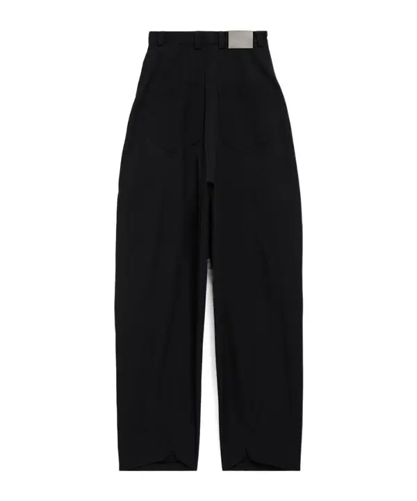 Balenciaga High Waist Barrel Pants