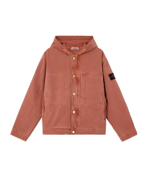Stone Island Hooded Jacket With Multiple Pockets