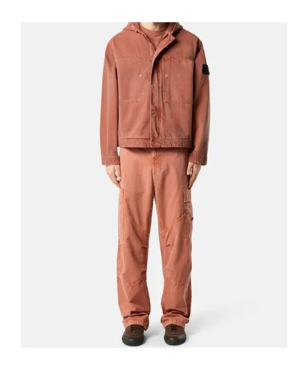 Stone Island Hooded Jacket With Multiple Pockets