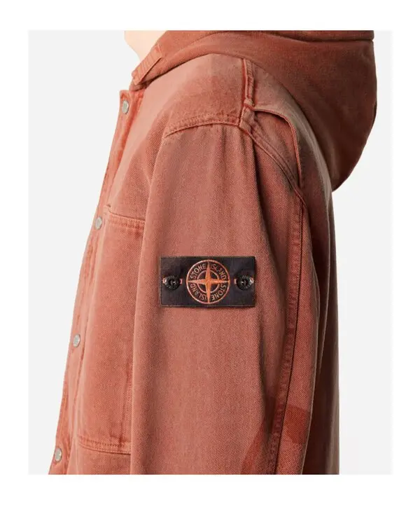 Stone Island Hooded Jacket With Multiple Pockets
