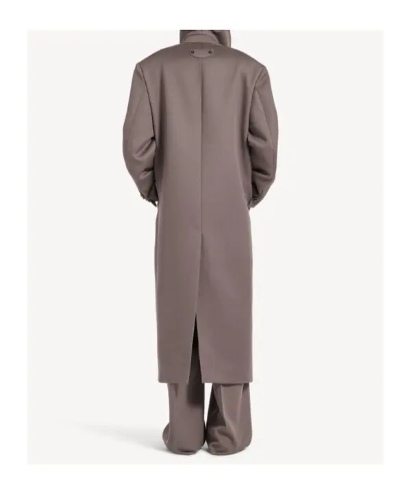 Balenciaga Hooded Tailor Coat - Smoke
