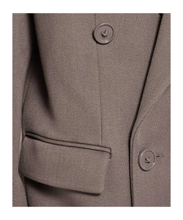Balenciaga Hooded Tailor Coat - Smoke