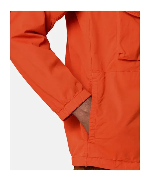 Stone Island Comfort-fit Hooded Zip-up Overshirt With Chestpockets
