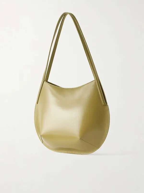 JIL SANDER Kante Leather Shoulder Bag