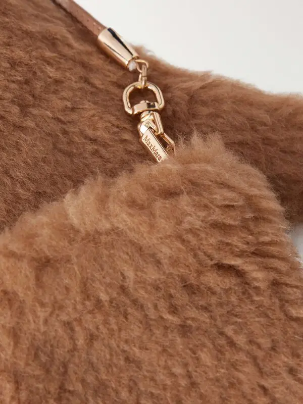 Max Mara Ombrat2 Wool And Silk-blend Gloves