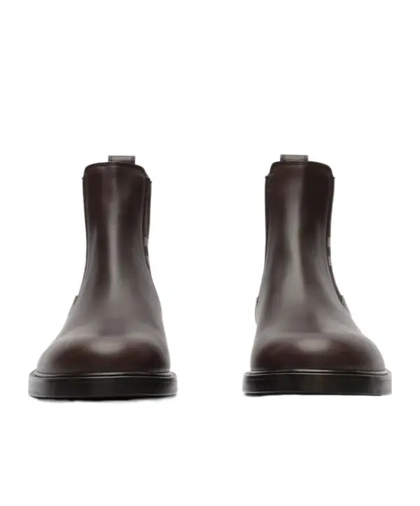 Burberry Leather Pembroke Boots