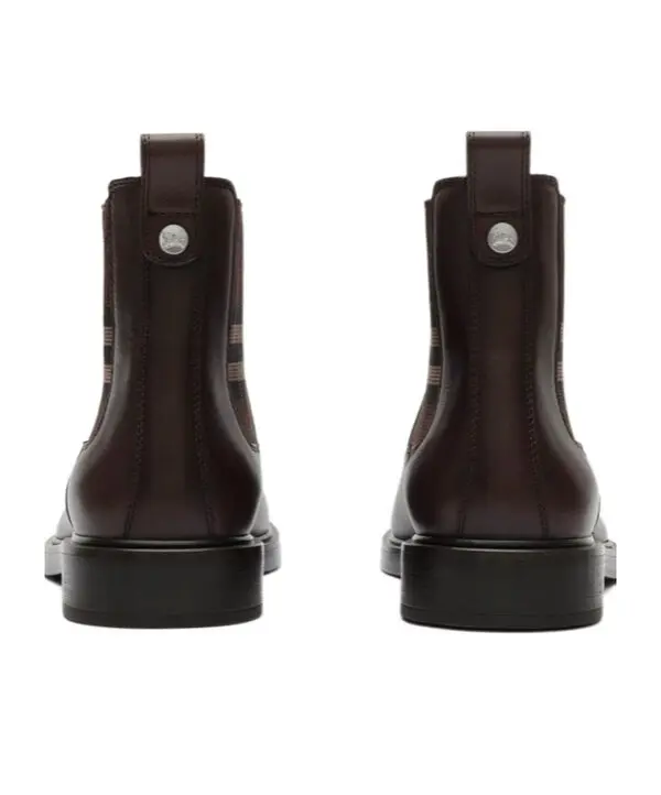 Burberry Leather Pembroke Boots