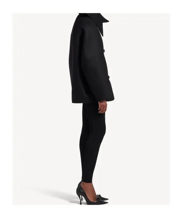 Balenciaga High Collar Peacoat