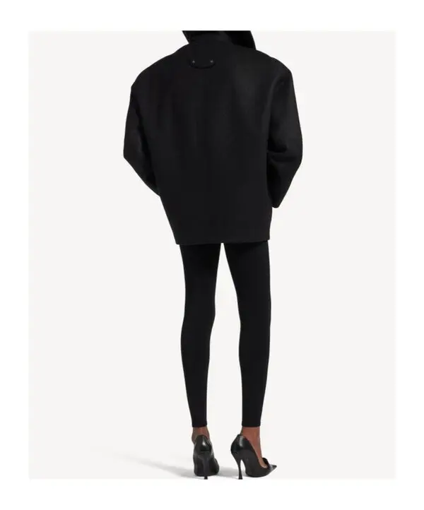 Balenciaga High Collar Peacoat