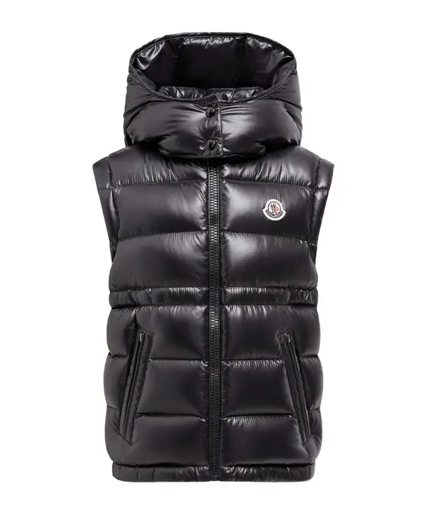 Moncler Ania Hooded Down Gilet - Black