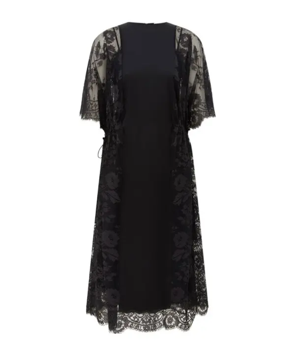 Zimmermann Valiant Lace Tunic Dress - Black