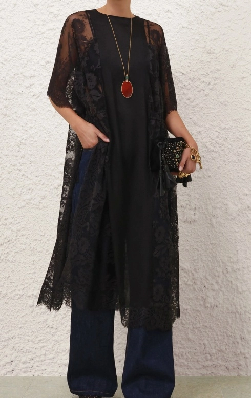 Zimmermann Valiant Lace Tunic Dress