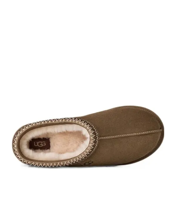 UGG Tasman Embroidered Slippers - Green