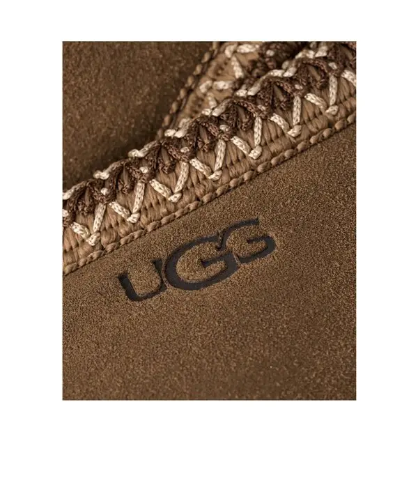 UGG Tasman Embroidered Slippers - Green
