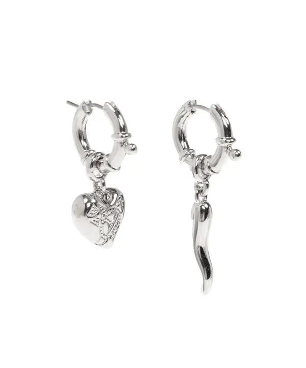 VIVIENNE WESTWOOD Drop Earrings With Hinged Pin-buckle Closure - No
