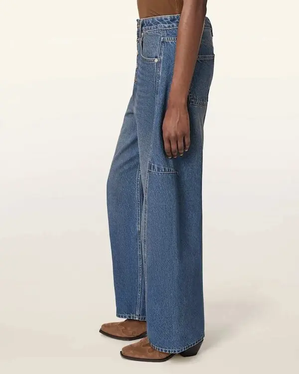 ALLSAINTS Exposedbutton Barrelleg Jeans
