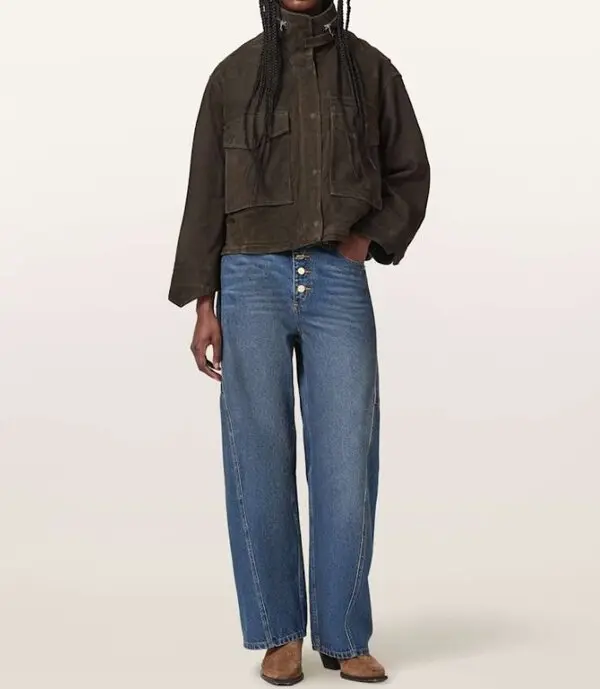 ALLSAINTS Exposedbutton Barrelleg Jeans