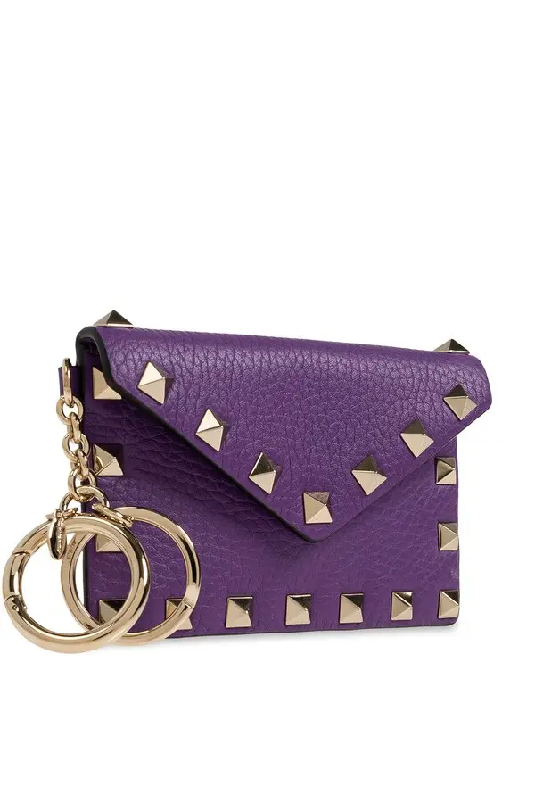 Valentino Garavani Rockstud Charm In Grainy Calfskin