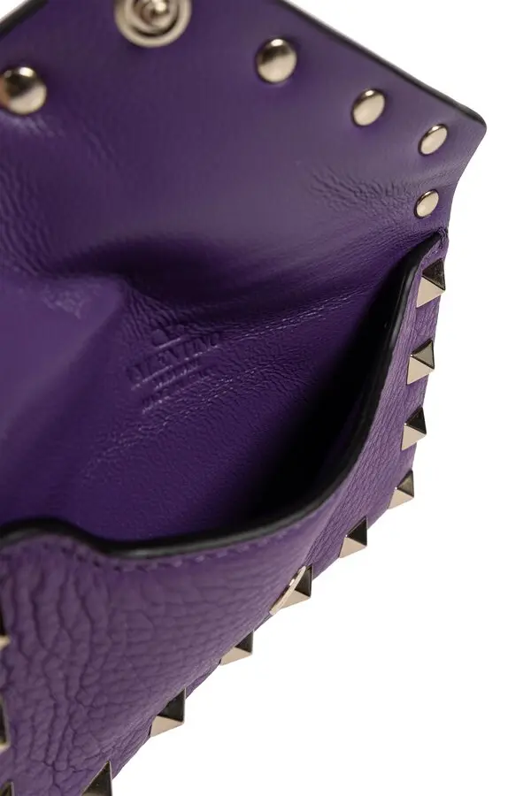 Valentino Garavani Rockstud Charm In Grainy Calfskin