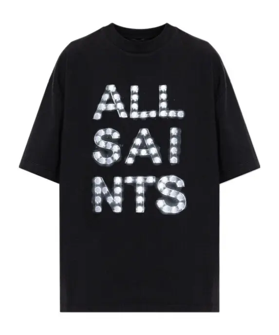 ALLSAINTS Marquee Letter Graphic Short Sleeve Tee