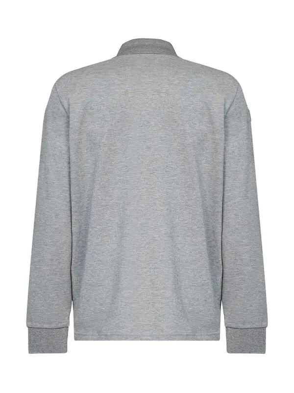 Moncler Long-sleeve Polo Shirt