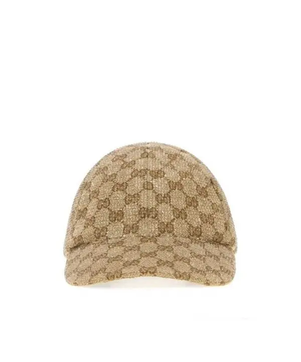 Gucci Gg Canvas Baseball Hat With Crystals - No