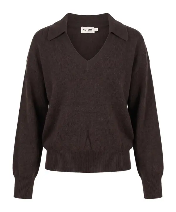 NOTSHY Long-sleeved Sweater - Cacao