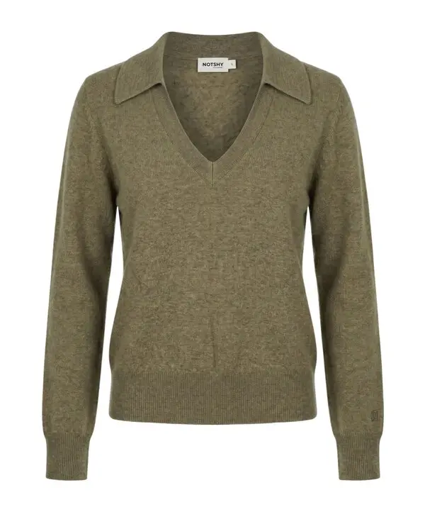 NOTSHY Long-sleeved Sweater - Green