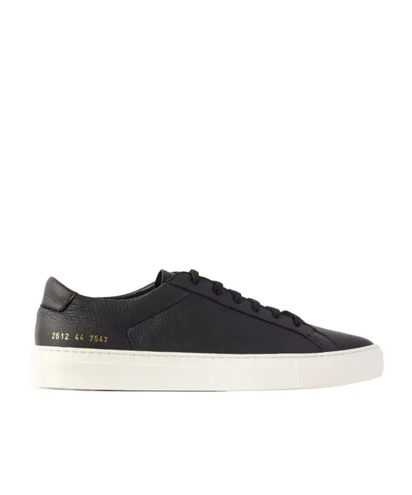 COMMON PROJECTS Achilles Full-grain Leather Sneakers - Black