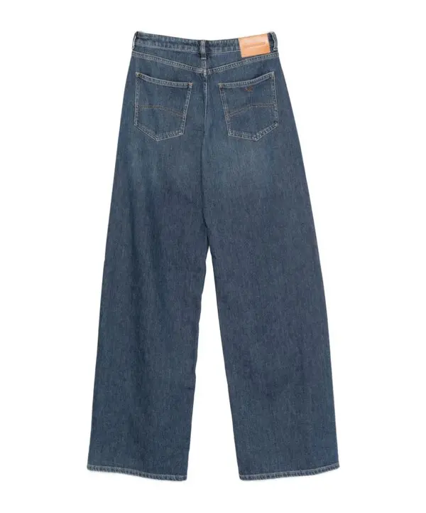 Emporio Armani Panelled Wide-leg Jeans