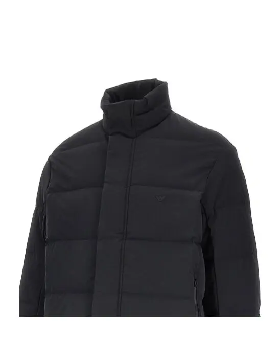Emporio Armani Long-sleeve Stand-collar Down Jacket