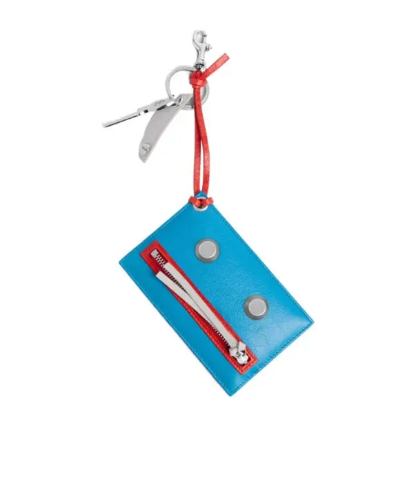 Balenciaga Le City Robot Keychain/charm - Blue/red