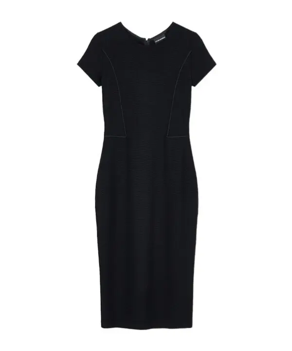 Emporio Armani Short-sleeve Fitted Dress