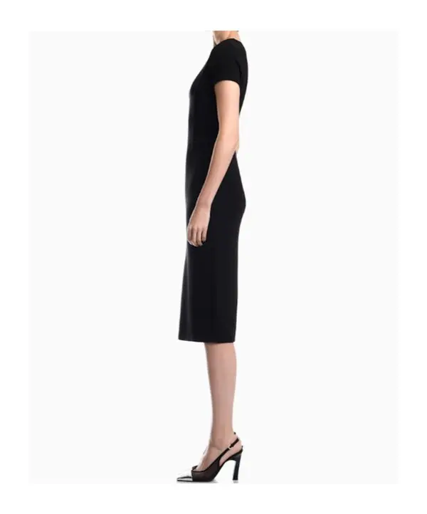 Emporio Armani Short-sleeve Fitted Dress
