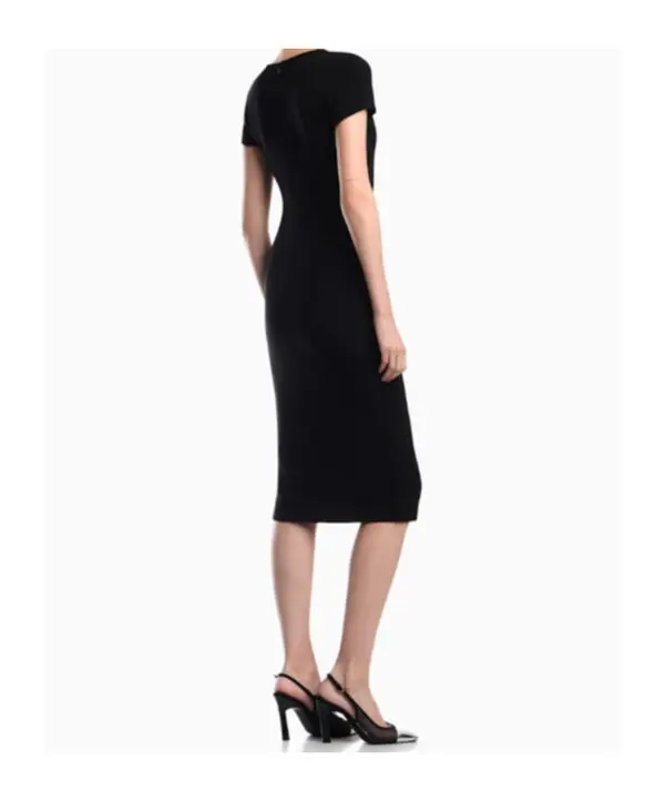 Emporio Armani Short-sleeve Fitted Dress