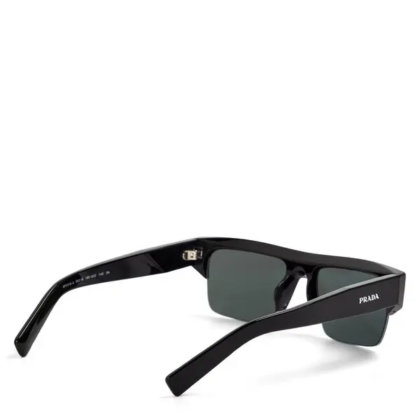 Prada Semirimless Square Sunglasses