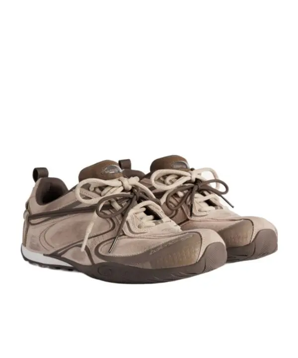Balenciaga Radar Velvety Sneakers - Beige/brown