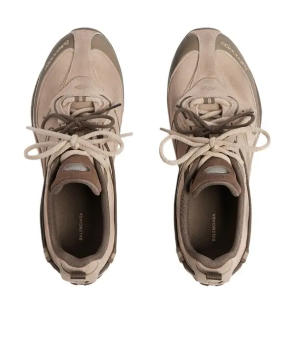Balenciaga Radar Velvety Sneakers - Beige/brown