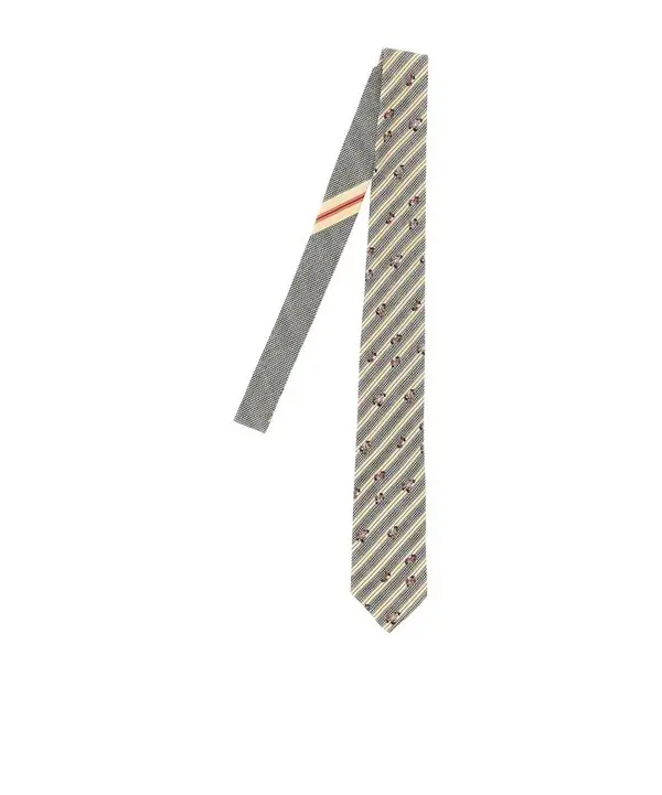 Dries Van Noten Printed Tie - Multicolor