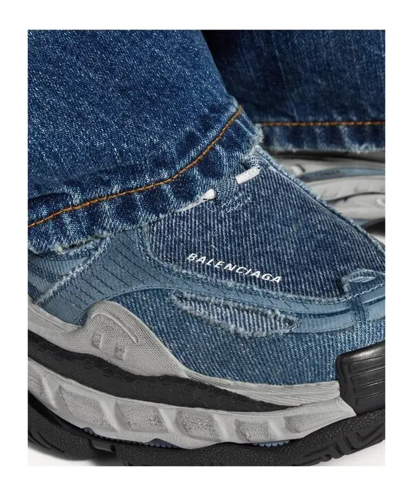 Balenciaga Triple S.2 Denim Sneakers - Blue