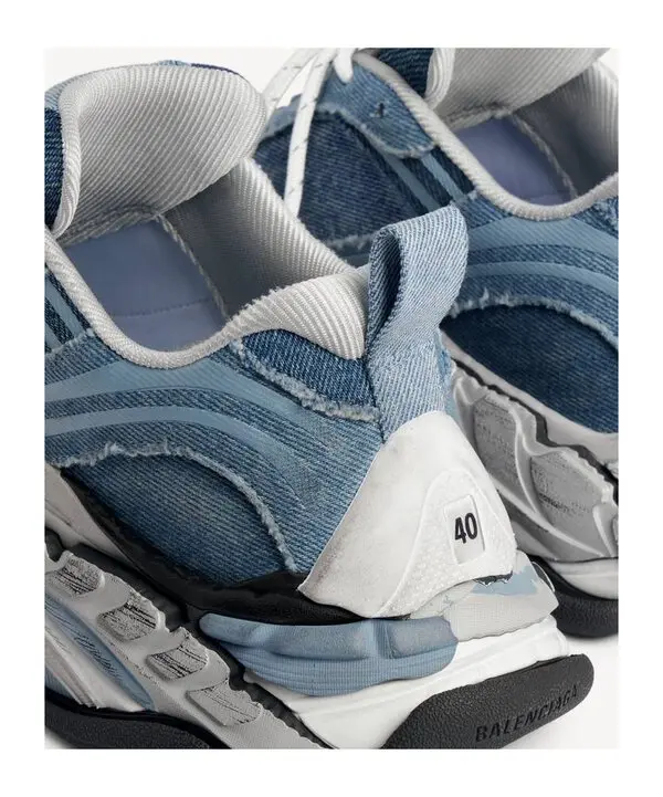 Balenciaga Triple S.2 Denim Sneakers - Blue