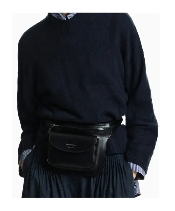 Emporio Armani Long-sleeve Textured Pullover Sweater