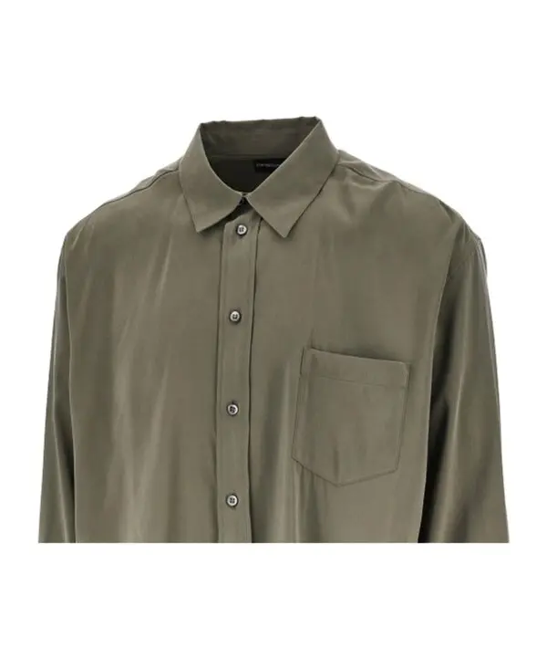 Emporio Armani Chest-pocket Shirt - Green