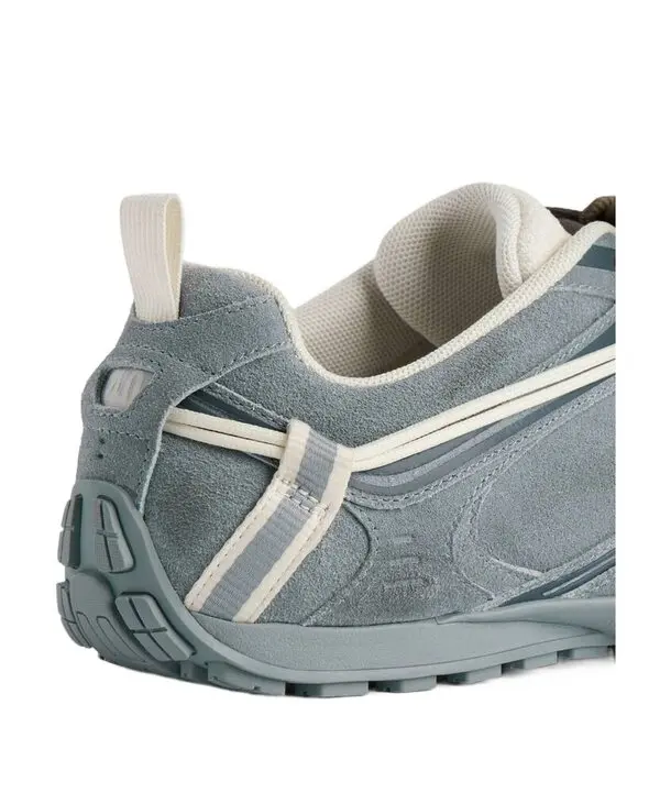 Balenciaga Radar Velvety Sneaker In Grey/off White/brown