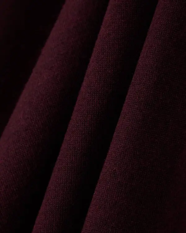 Emporio Armani Virgin Wool And Silk Polo Neck Sweater