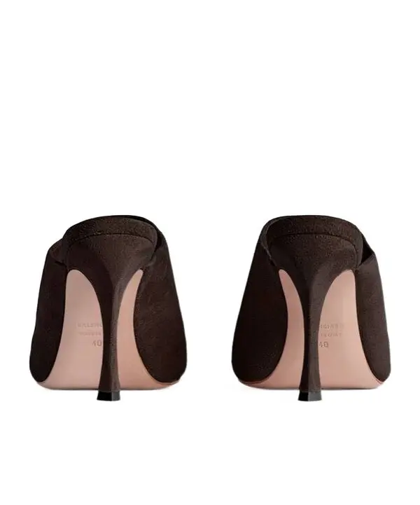 Balenciaga Midnight City Mule In Testa Di Moro